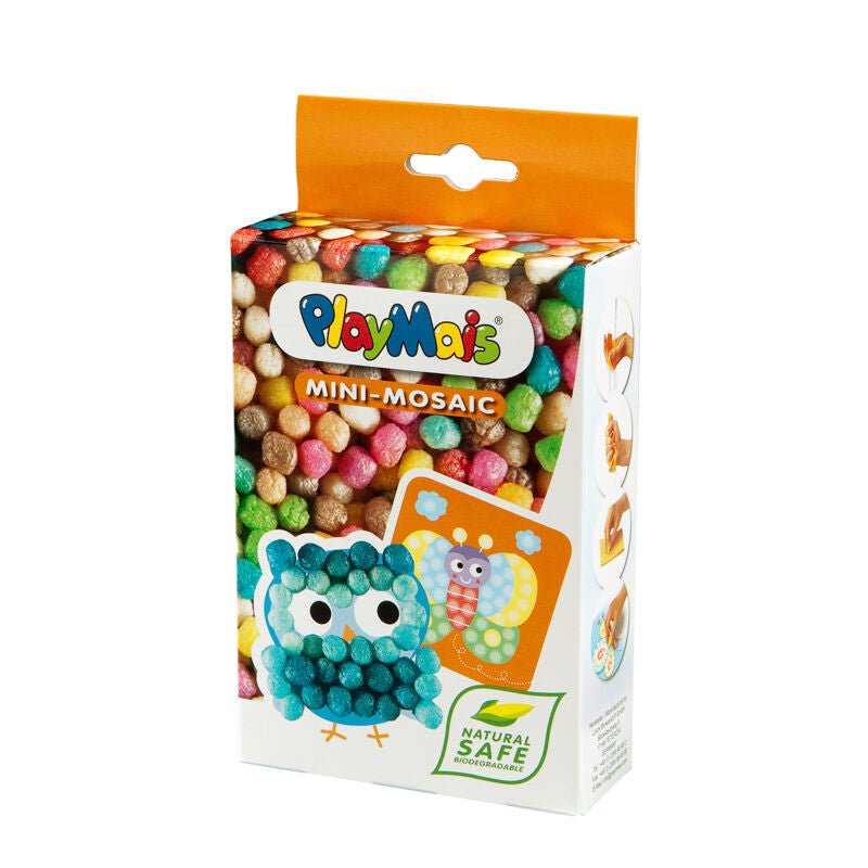 PlayMais Mini Mosaic "Owl/Butterfly" – Mi Brontosaurio Azul